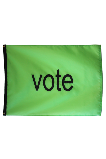 vote brat flag - green election flag – Pride Flag SD