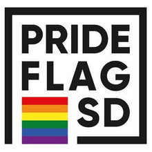 Our Hand Sewn Flags – Pride Flag SD